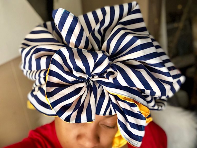 Satin Bonnet DIY for Natural Hair | How to Make a Satin Bonnet at Home ...